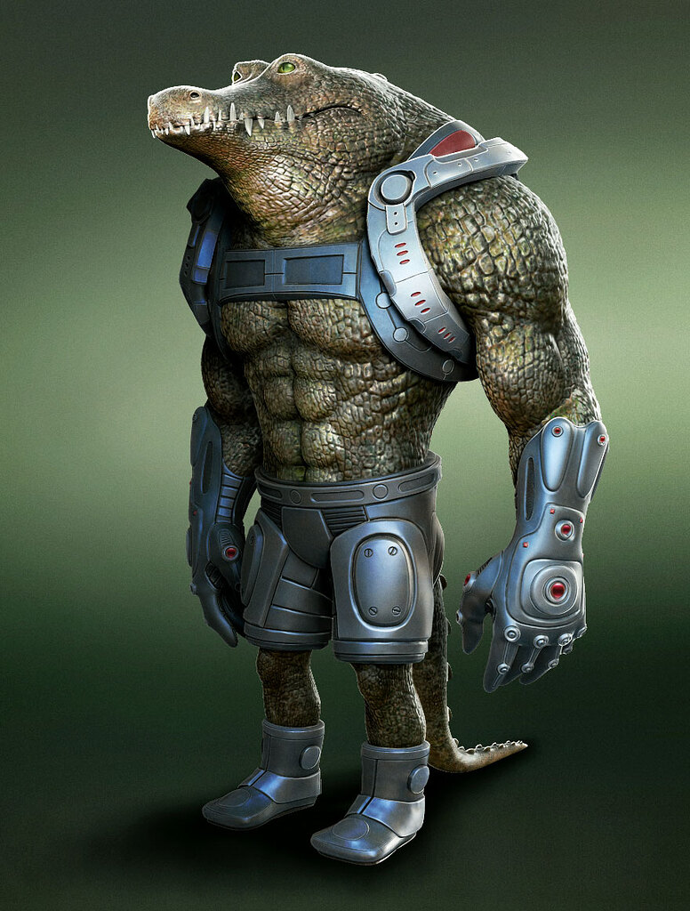Cyber Croc - ZBrushCentral