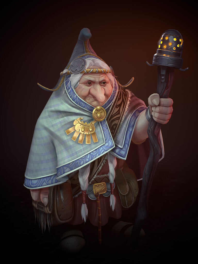 TEGN Dwarf Physician - ZBrushCentral