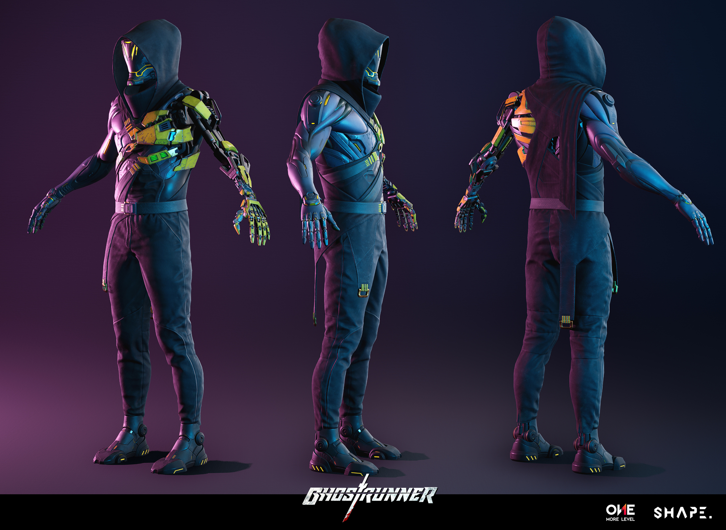Ghostrunner Characters - ZBrushCentral