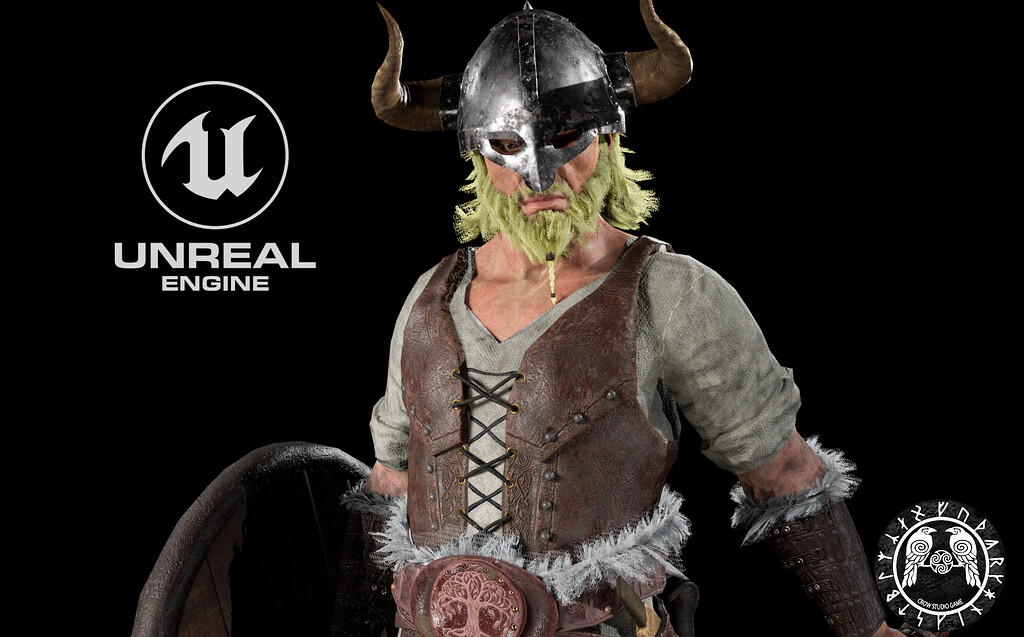 Ulf - Game Ready Character - ZBrushCentral