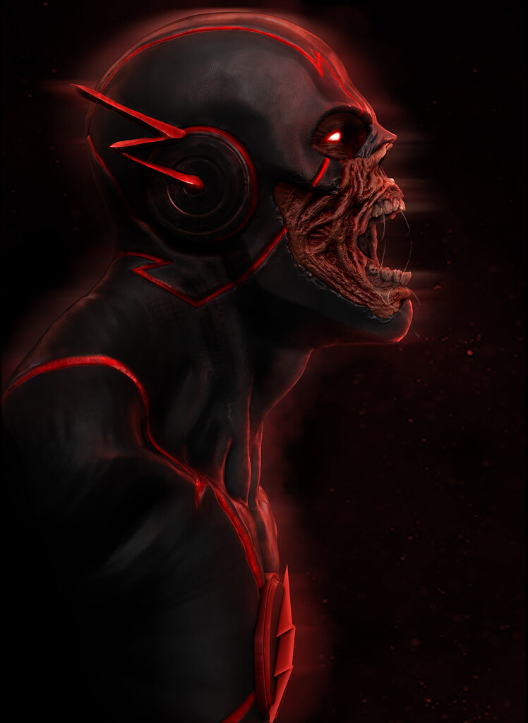 Black Flash - Fan Art - ZBrushCentral