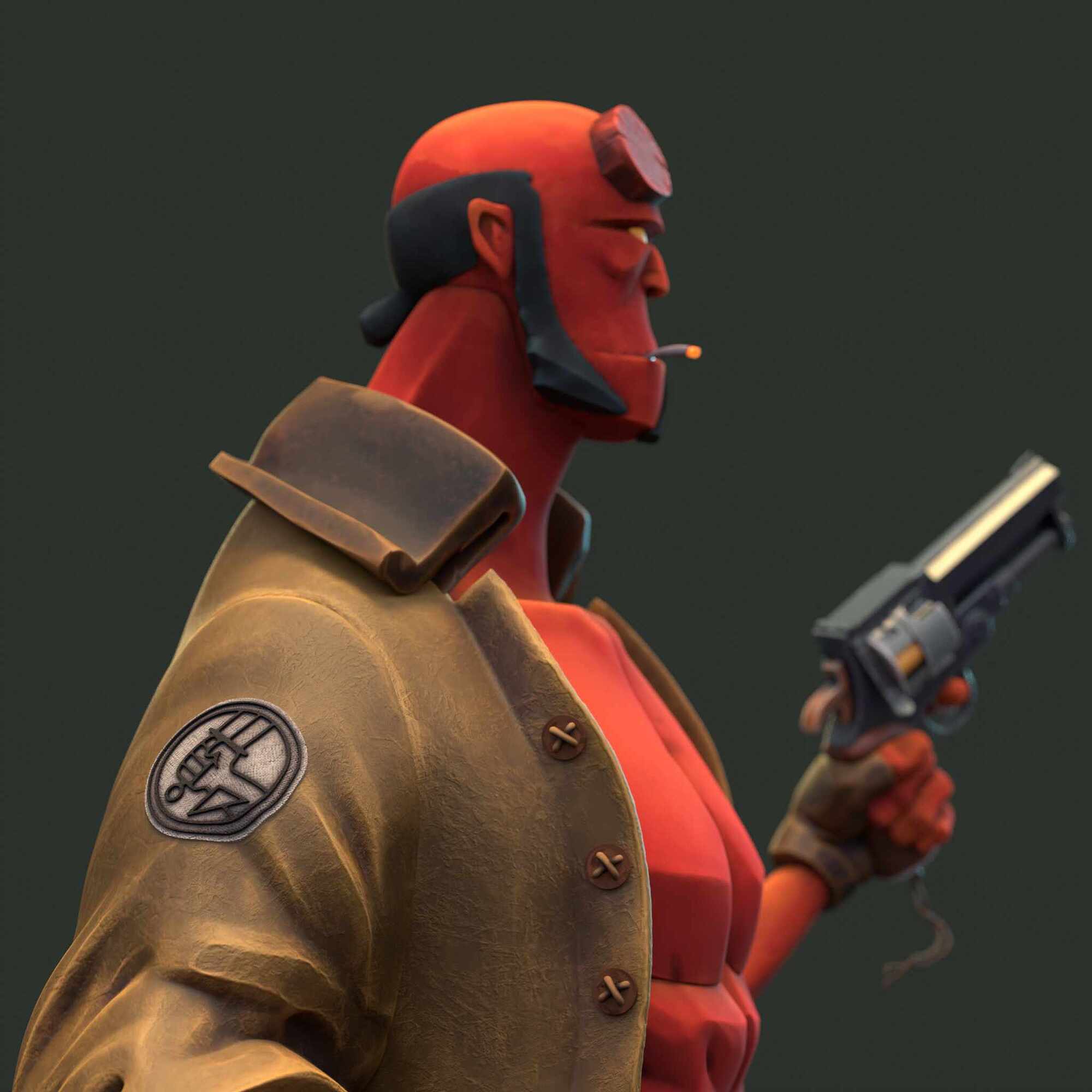 New Renders for HellBoy Sculpt - ZBrushCentral