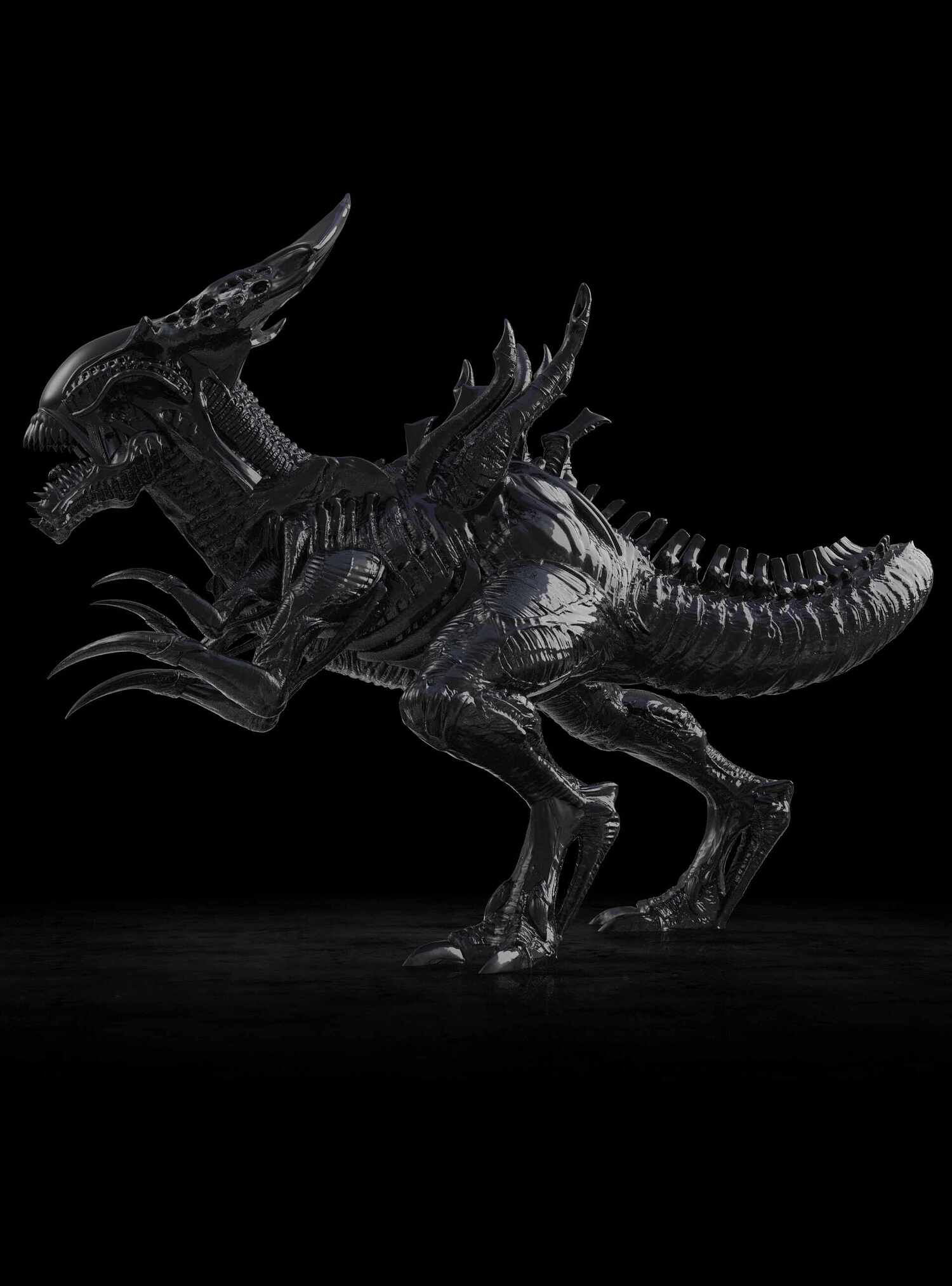 Xenomorph T-rex - ZBrushCentral