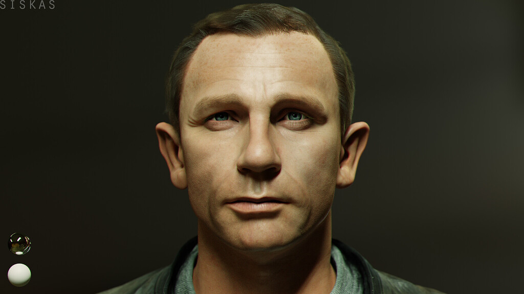 Daniel Craig 3D Model - ZBrushCentral