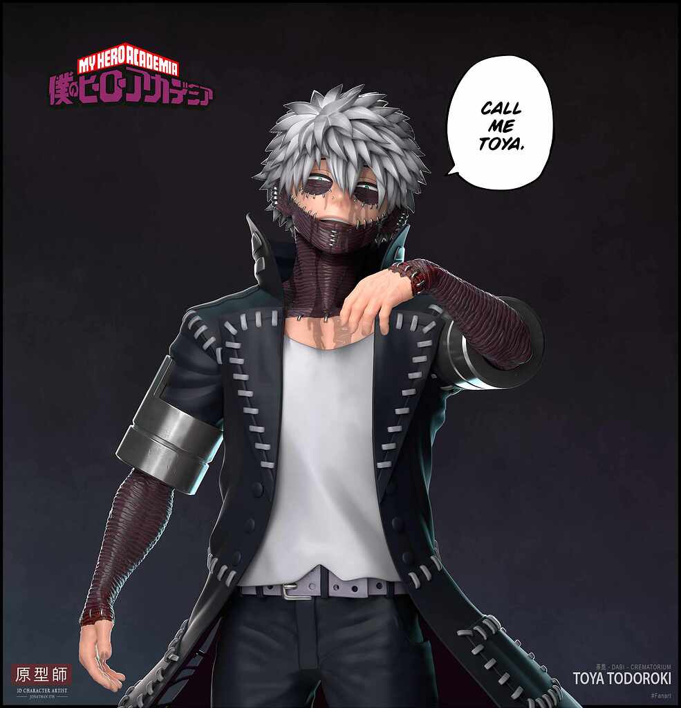 TOYA TODOROKI | My Hero Academia - ZBrushCentral