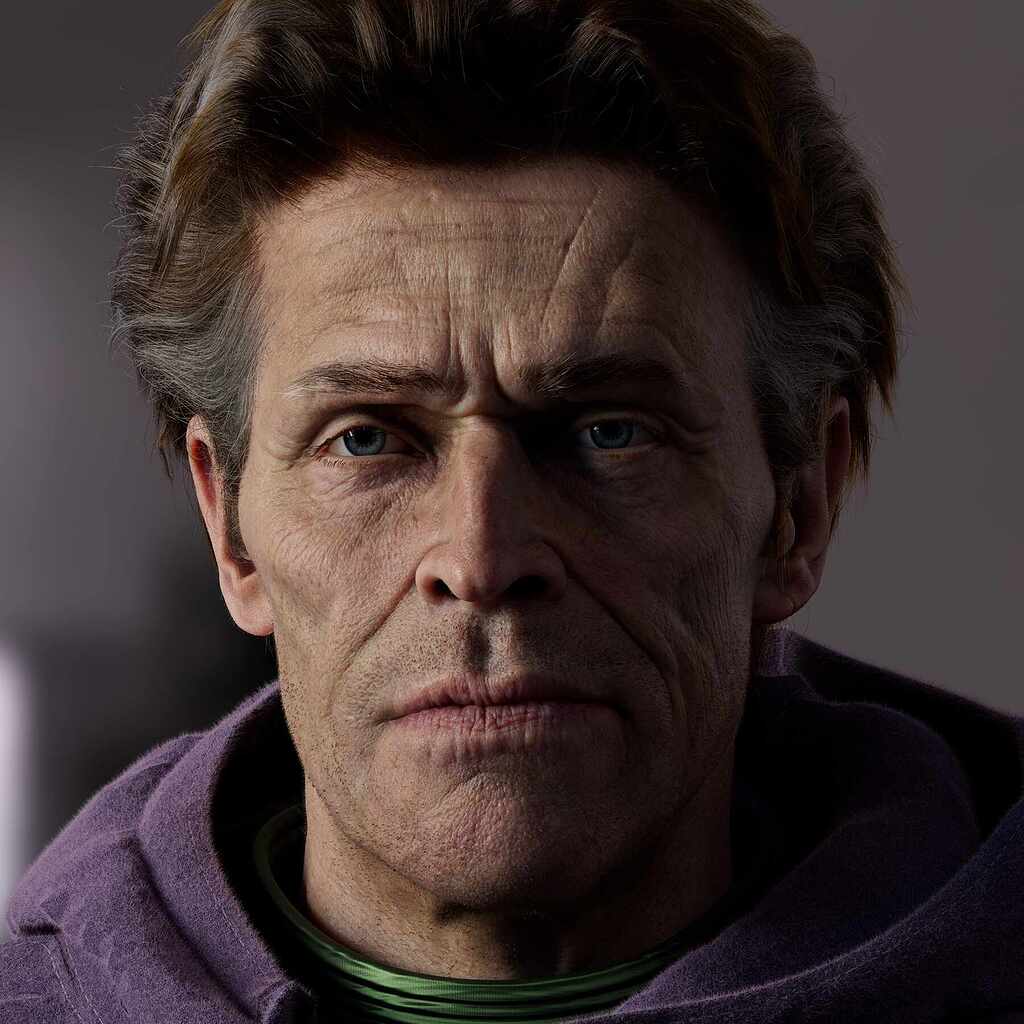 Green Goblin / Willem Dafoe Likeness [WIP] - ZBrushCentral