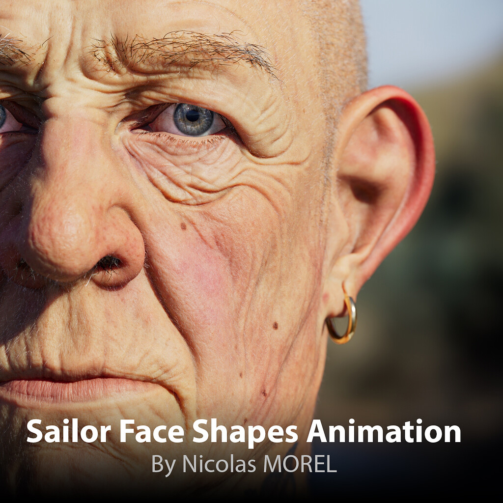 Sailor Face Shapes Animation - ZBrushCentral