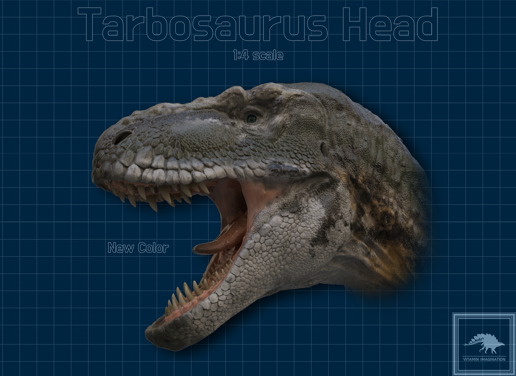 This is a model of a dinosaur made in ZBRUSH and displayed in a museum ...