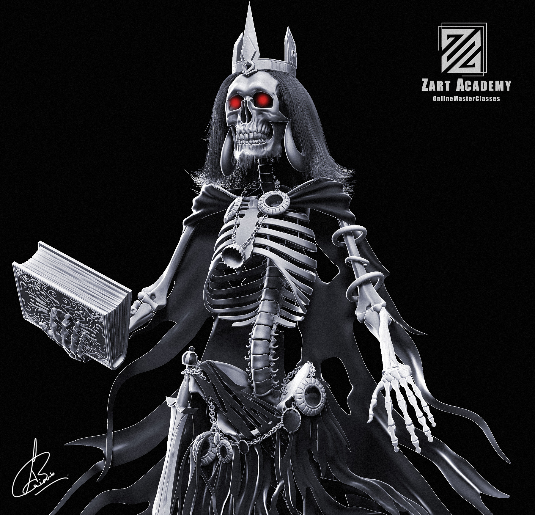 SKELETON FAN ART - ZBrushCentral