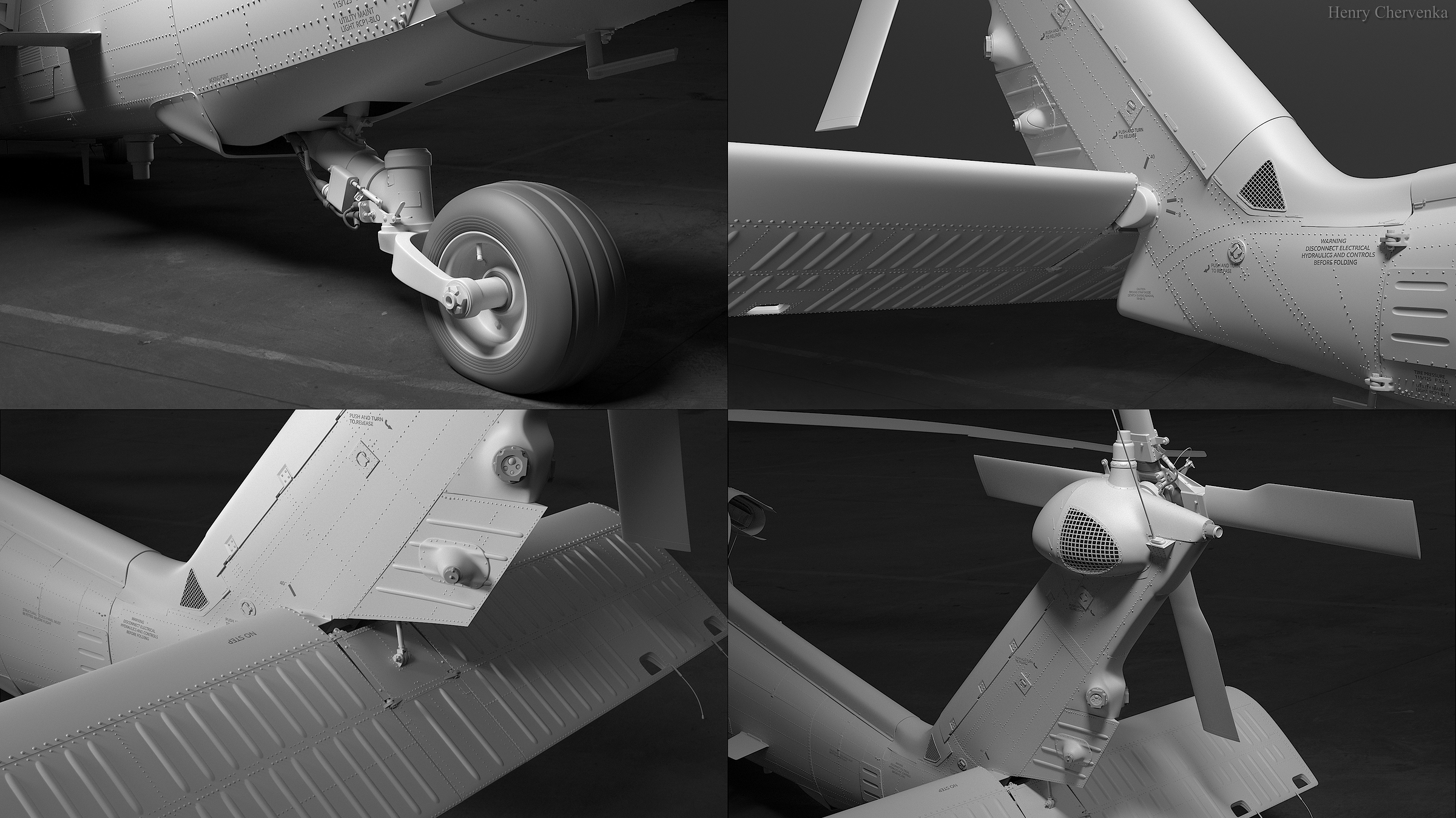 UH 60 Main Rotor - ZBrushCentral