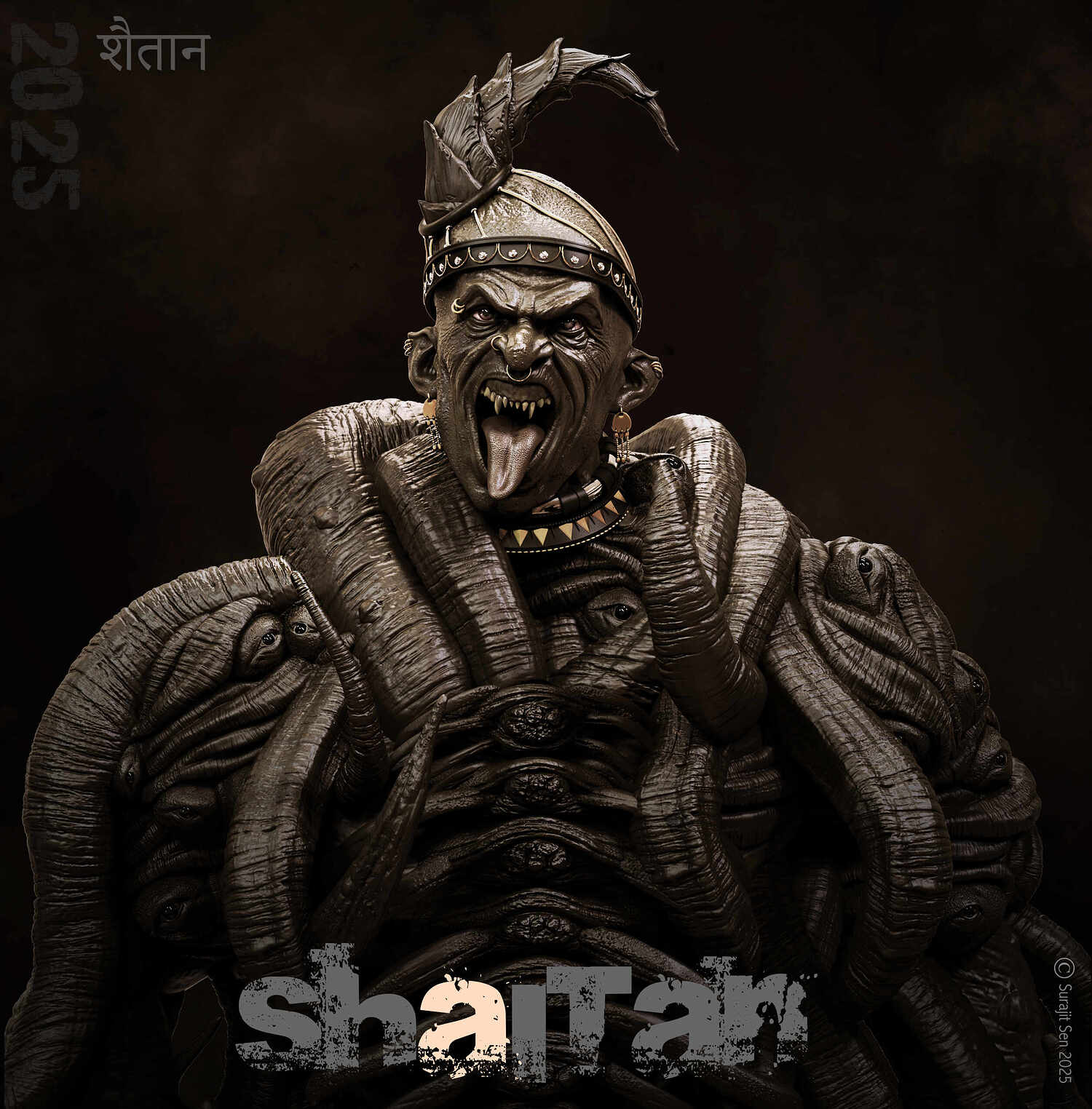 शैतान - Shaitan- Digital Sculpture by Surajit Sen - ZBrushCentral