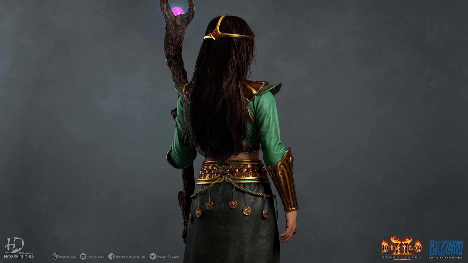 Diablo II: Resurrected Sorceress - ZBrushCentral