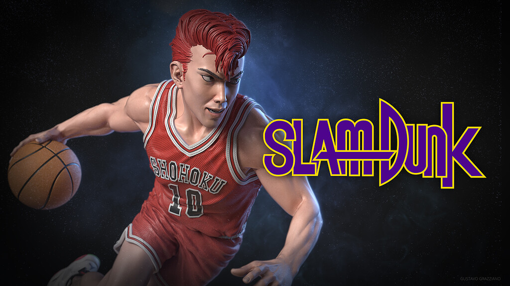 Slam Dunk Fanart - ZBrushCentral