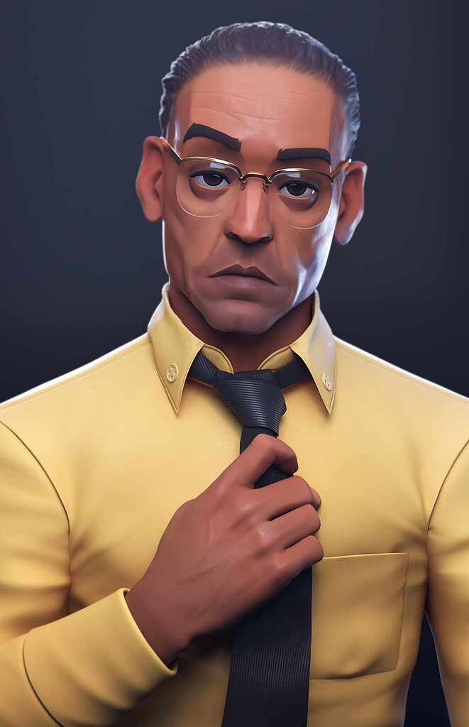 Gus Fring (Giancarlo Esposito) - ZBrushCentral