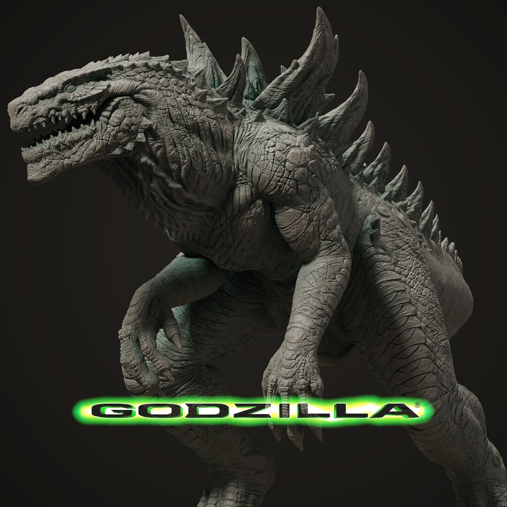 Godzilla 1998 Sculpt - ZBrushCentral