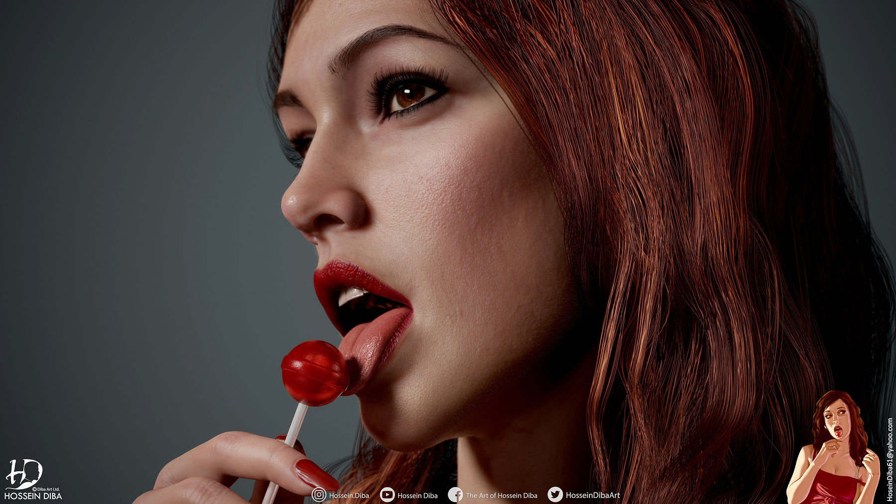 3D Model of GTA IV Cover Girl (Real Time) - ZBrushCentral
