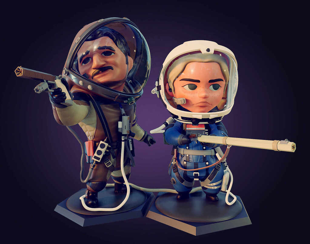 Prospect Ezra and Cee fanart and 3dprint - ZBrushCentral