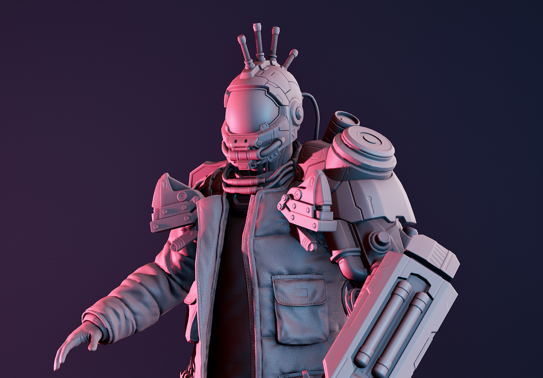 Ghostrunner Characters - ZBrushCentral