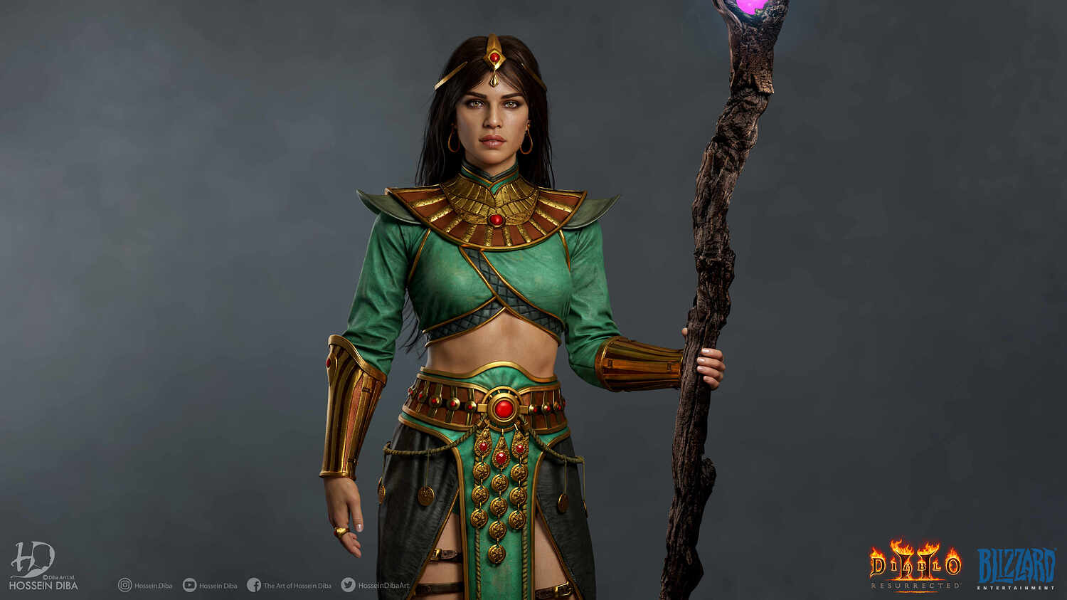 Diablo II: Resurrected Sorceress - ZBrushCentral