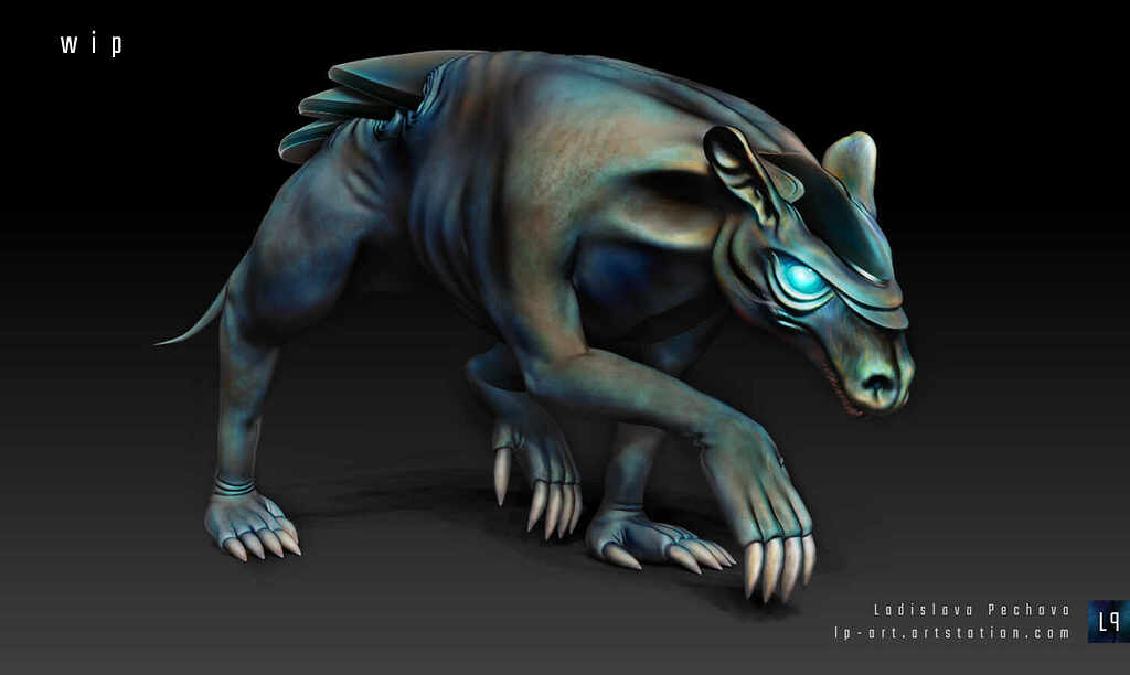 Cyberpunk Monster - ZBrushCentral