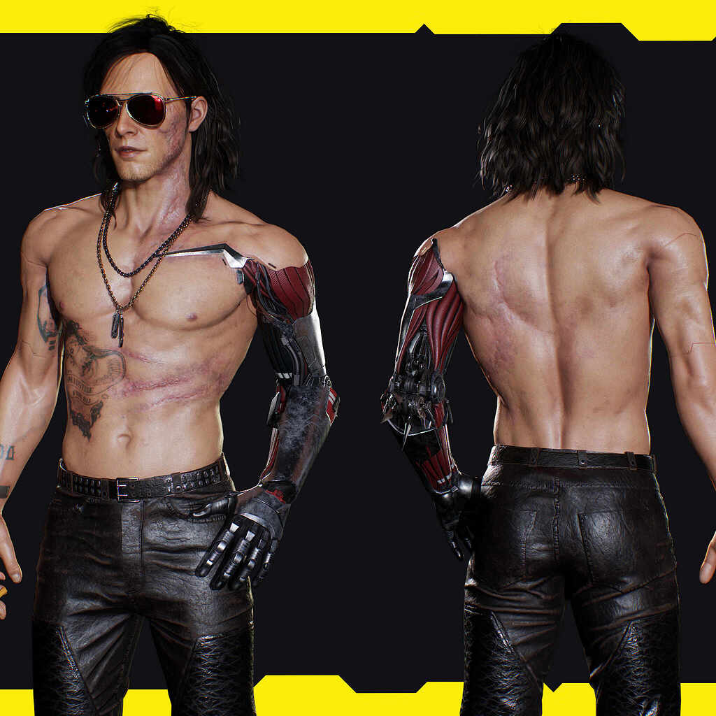 Johnny Silverhand Fan art - ZBrushCentral