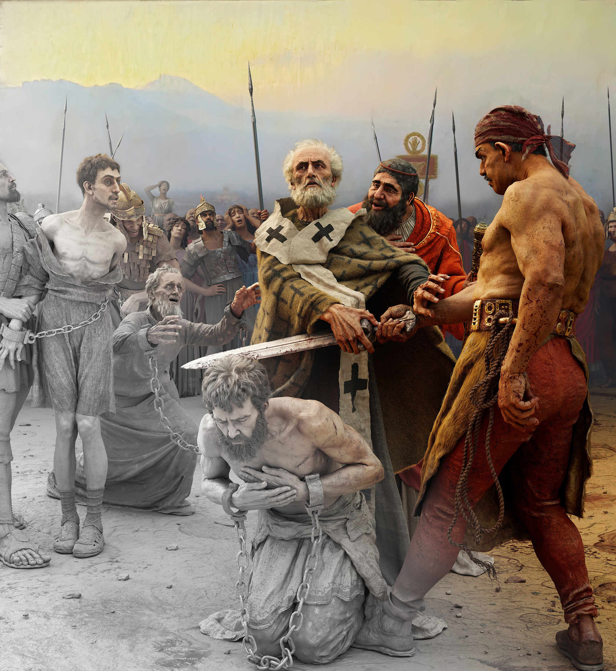 Saint Nicholas of Myra Saves Three Innocents from Death - ZBrushCentral