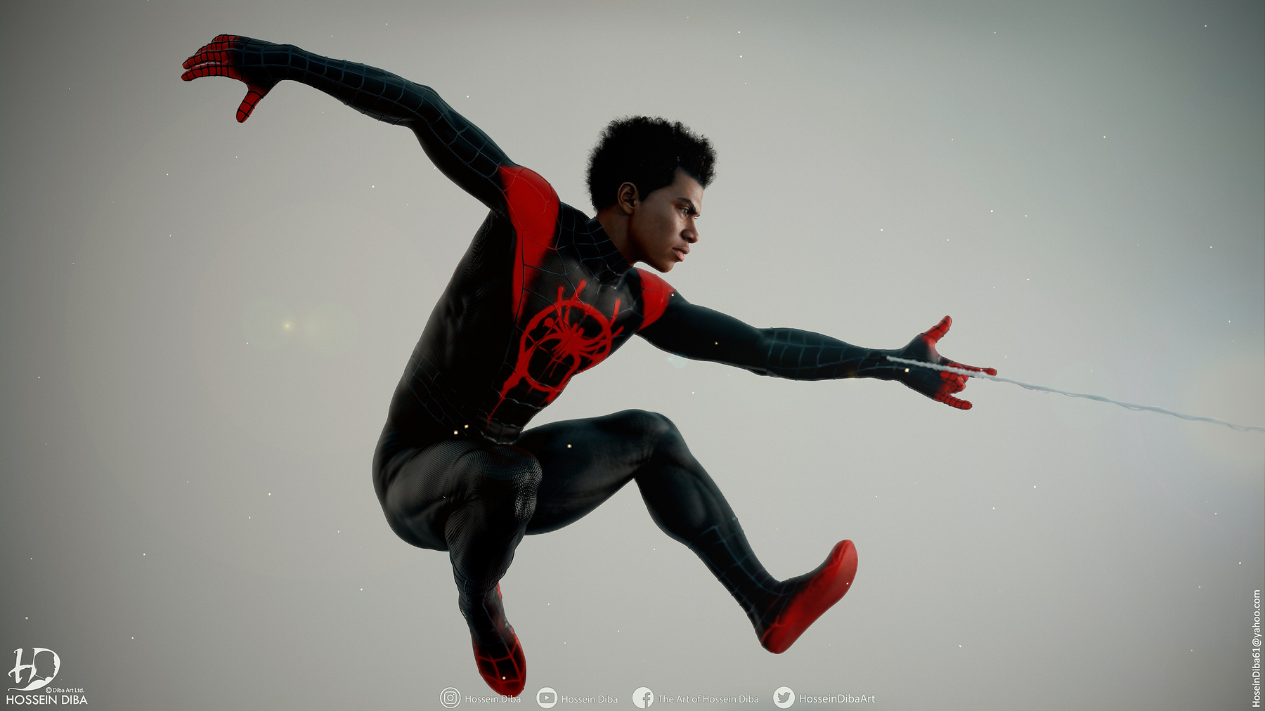 Realistic 3D Model of Miles Morales (Real Time) - ZBrushCentral