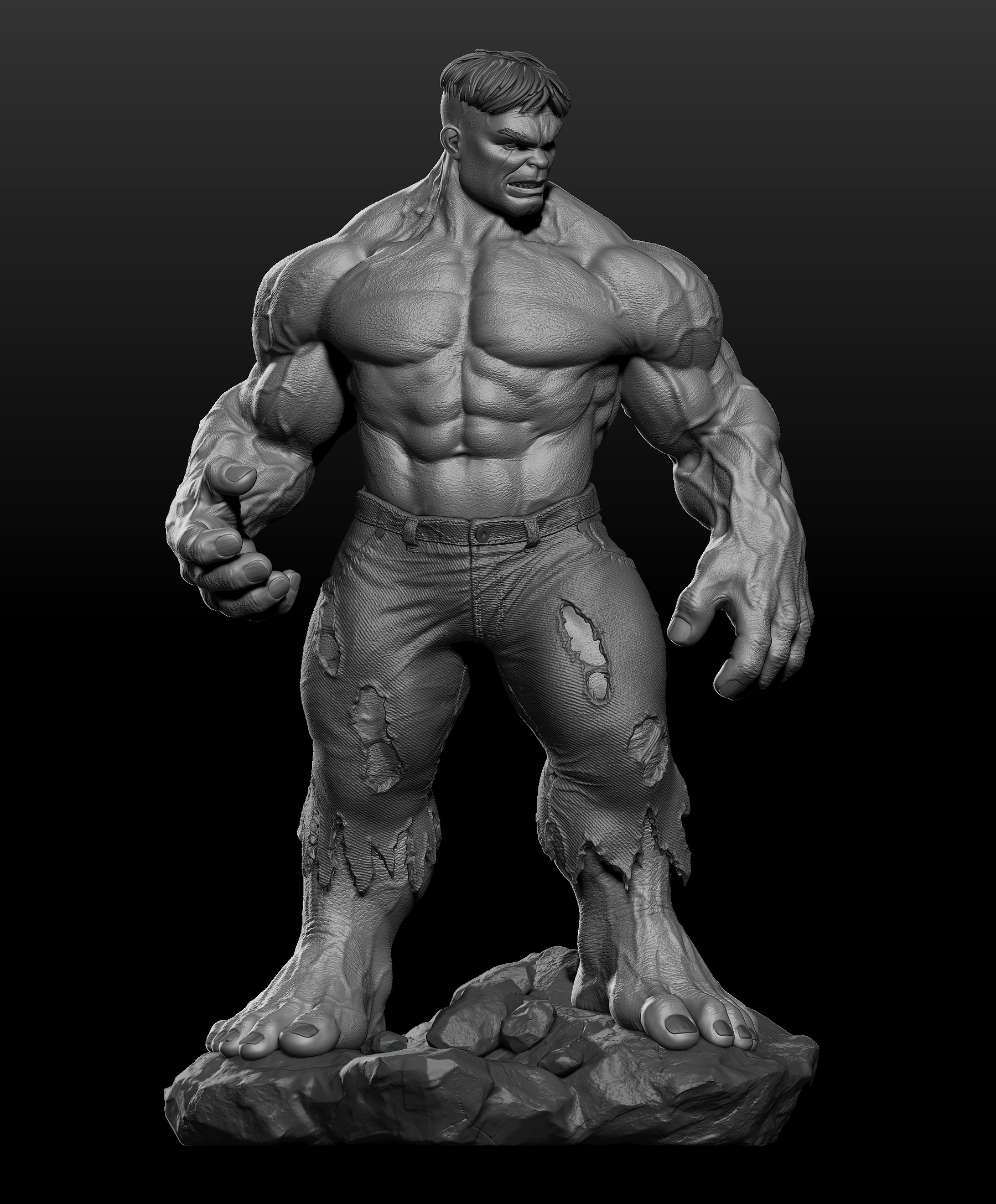The incredible Hulk fanart - ZBrushCentral