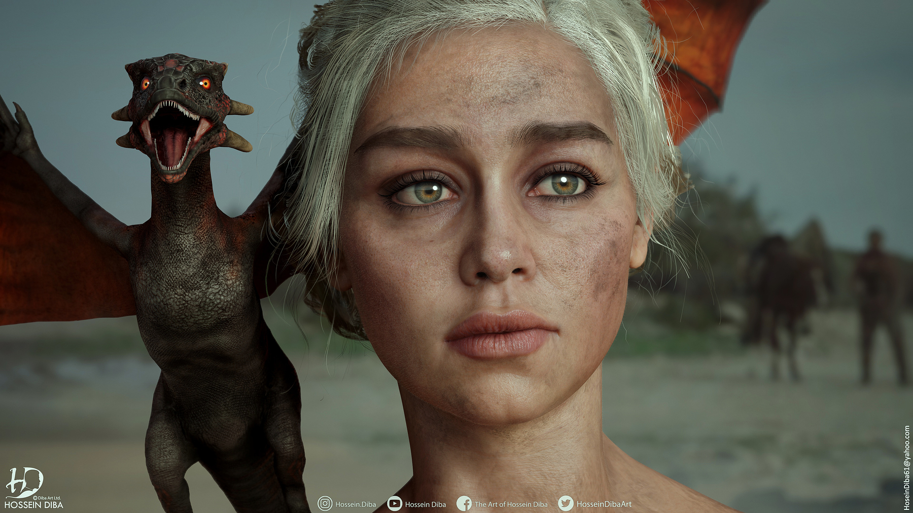 3D Model of Khaleesi (Real Time) - #4 by Asnaei - ZBrushCentral