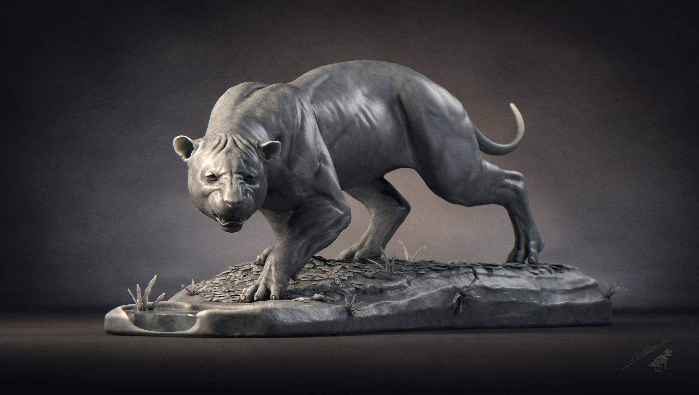Panthera Onca - anatomy study - ZBrushCentral