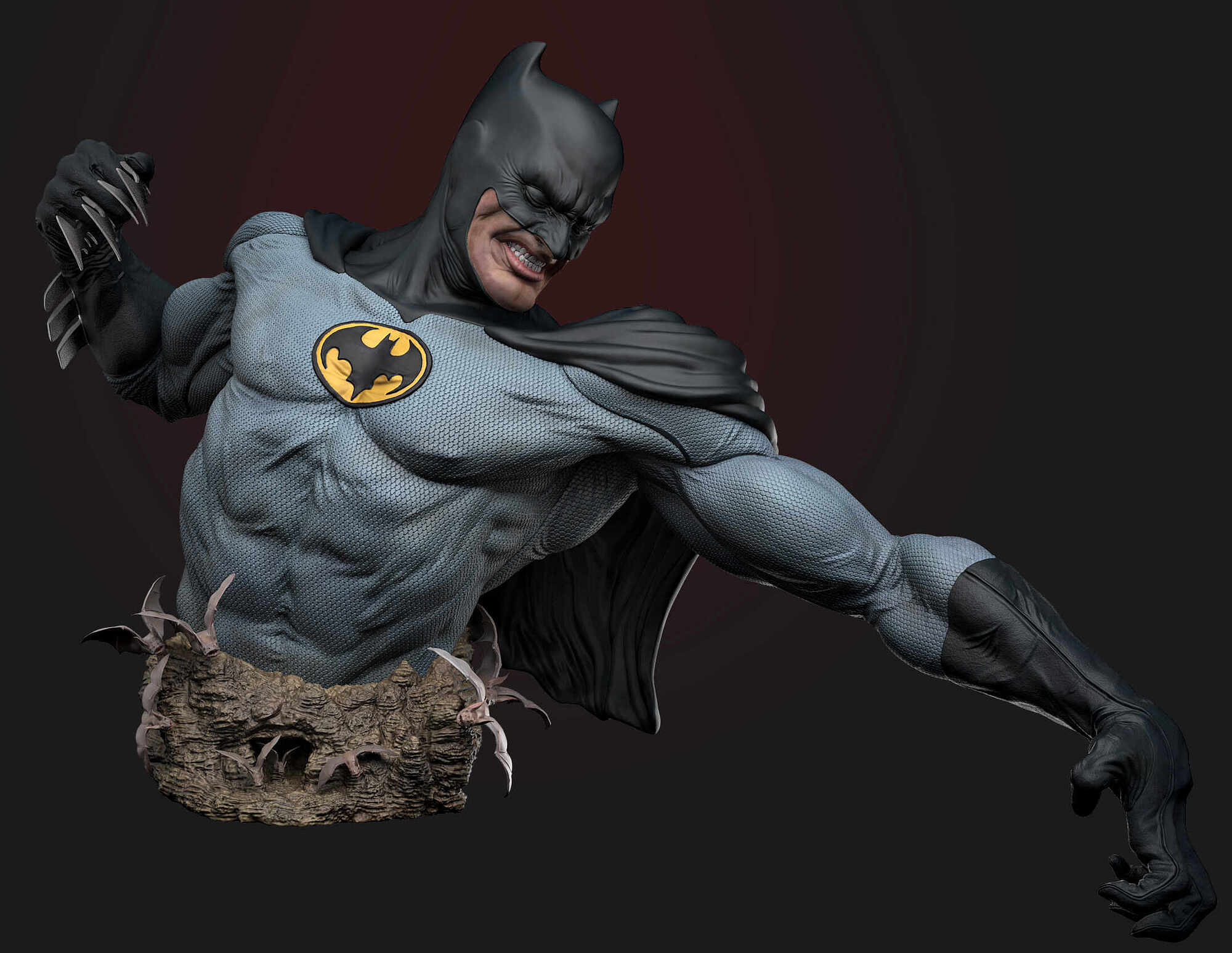 Batman Bust - ZBrushCentral