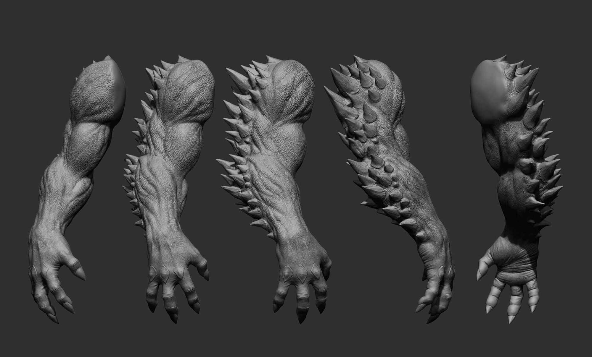 25 Creature arms - ZBrushCentral