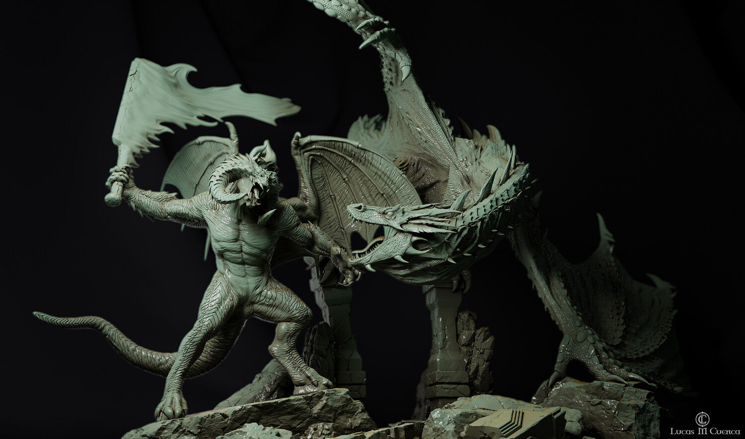 Smaug Vs the Balrog - ZBrushCentral