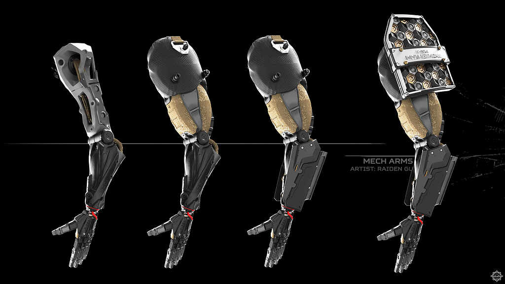Mech Arm - ZBrushCentral