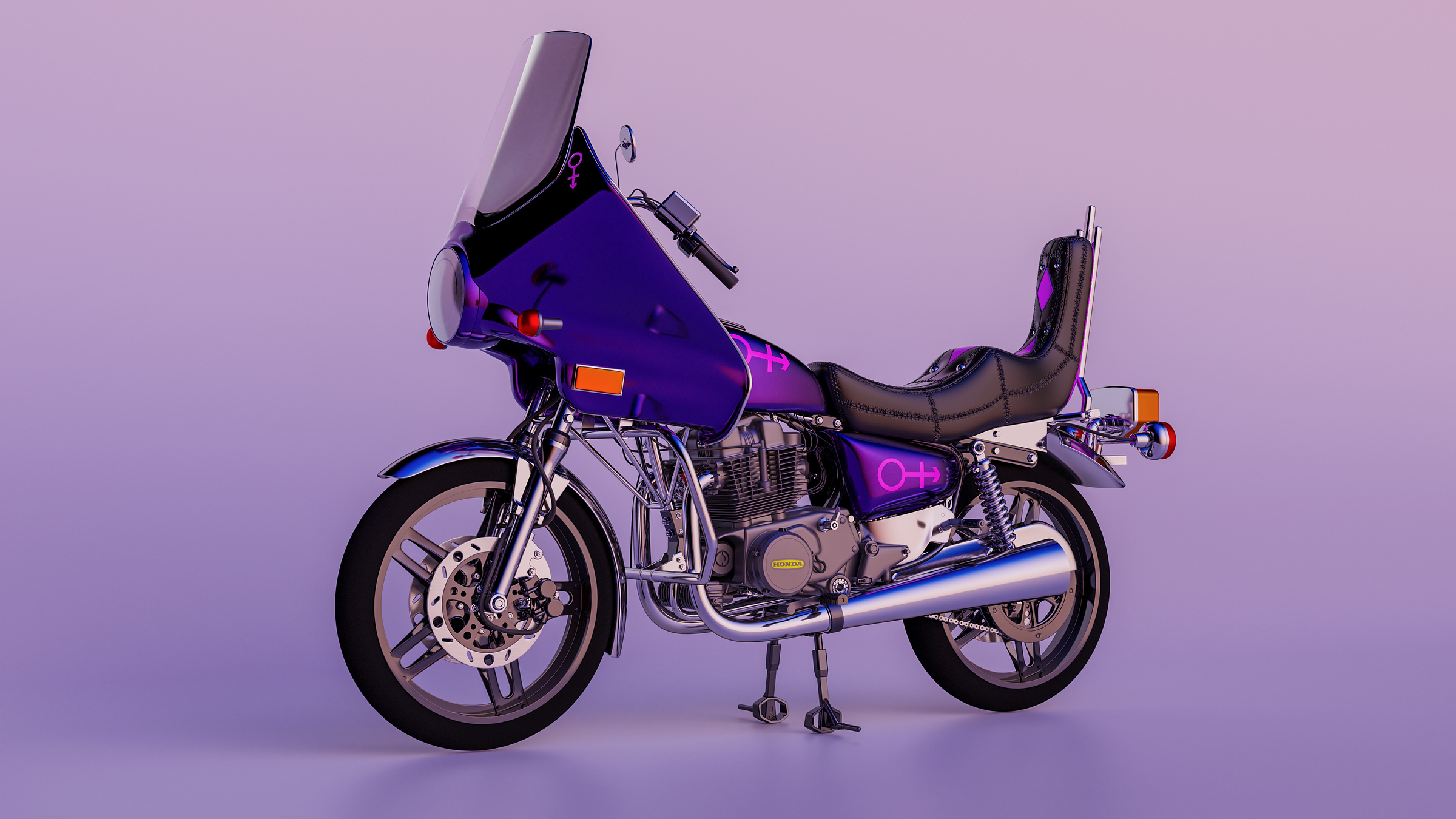 Purple Rain motorcycle - ZBrushCentral