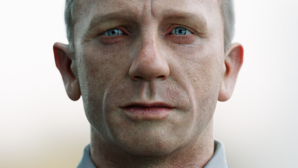 Daniel Craig 3D Study - ZBrushCentral