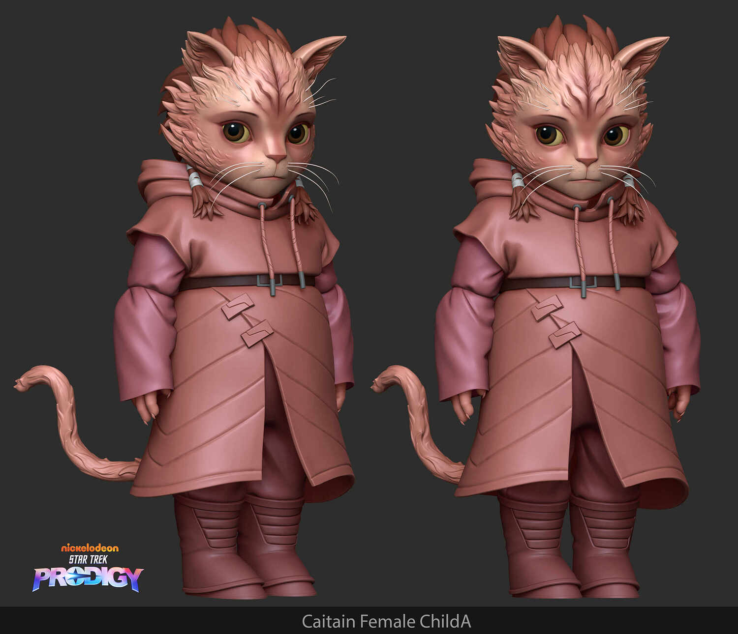 Kazon and Caitain (STAR TREK: PRODIGY) - ZBrushCentral