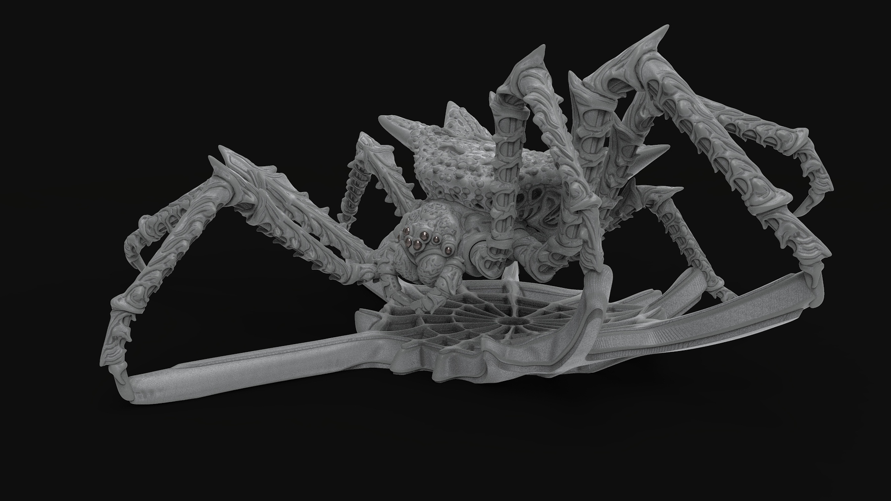 Giant Armored Spider - ZBrushCentral