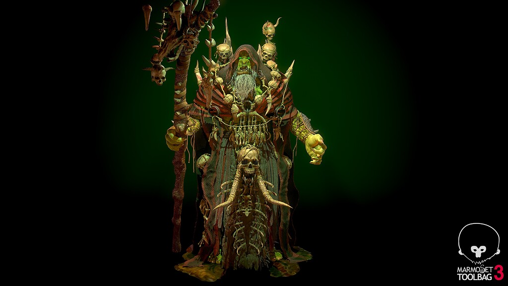Warcraft Guldan - ZBrushCentral