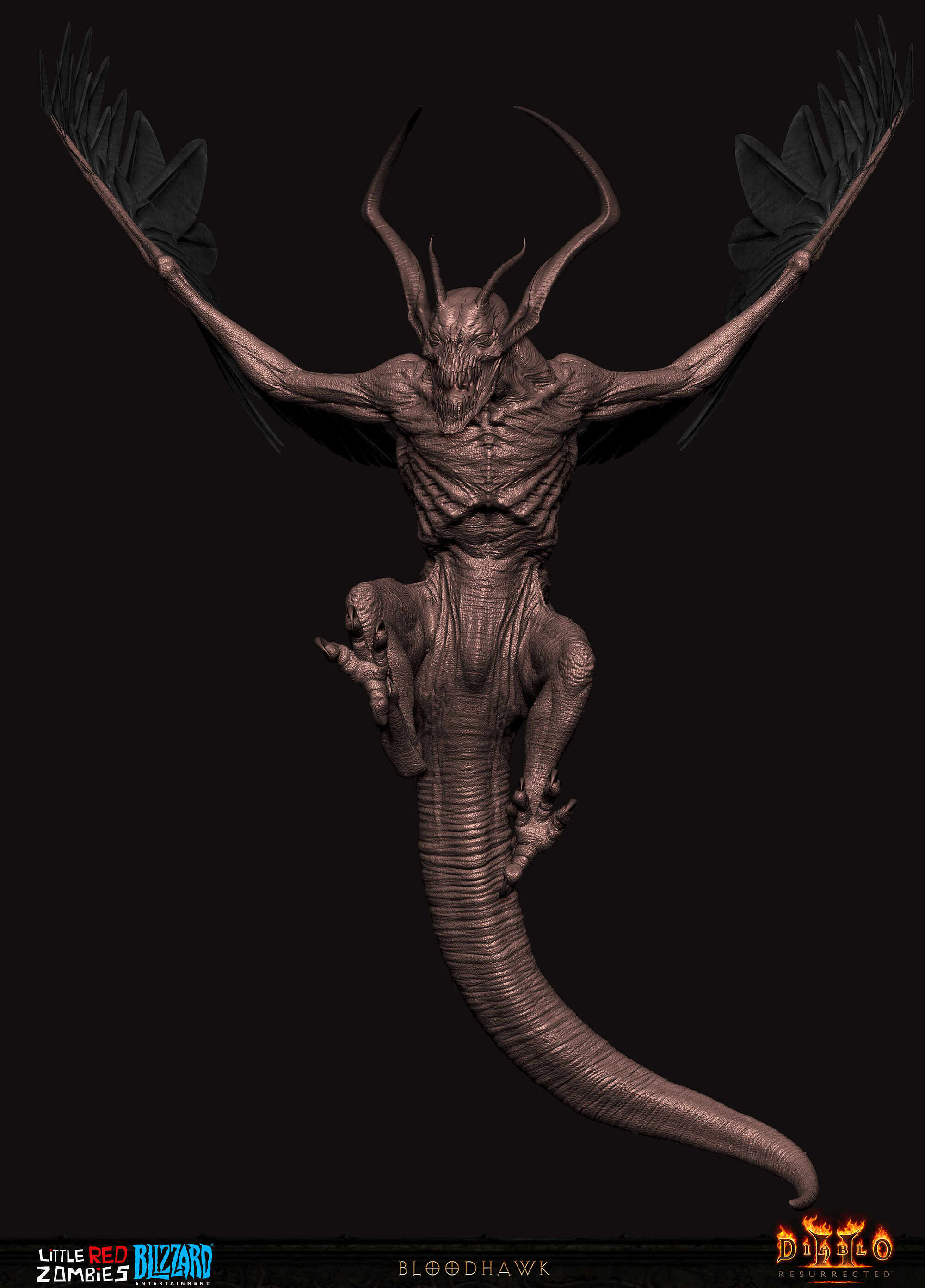 BloodHawk - Diablo II: Resurrected - ZBrushCentral