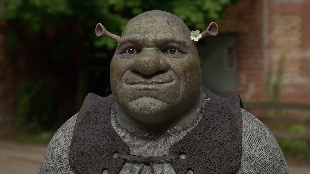 Shrek: An interpretation of Shrek in real world - ZBrushCentral