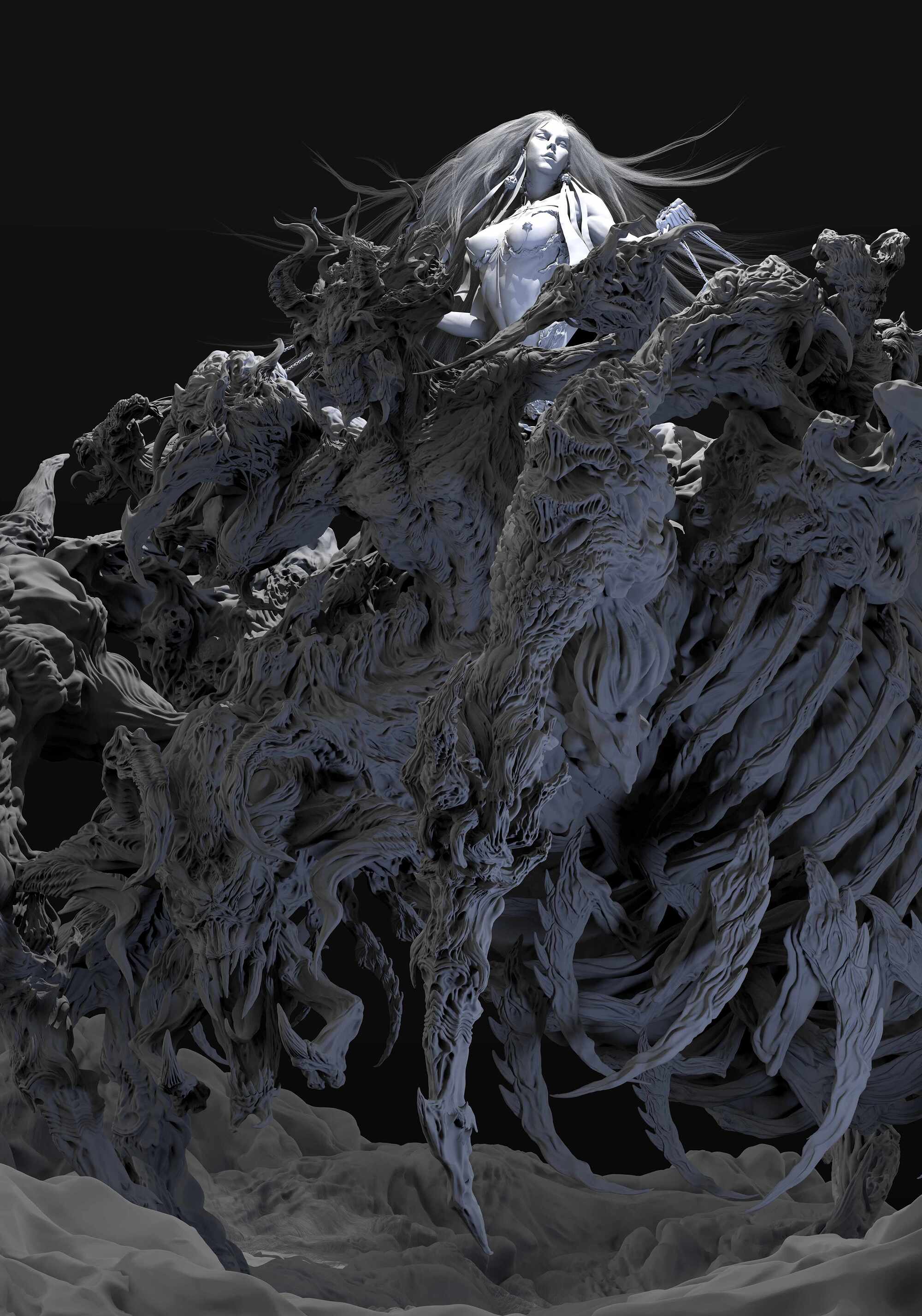 White Bone Demon - ZBrushCentral