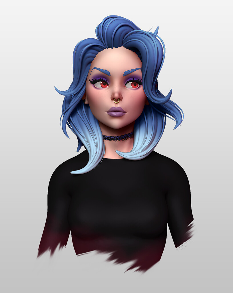 Rock Girl - ZBrushCentral