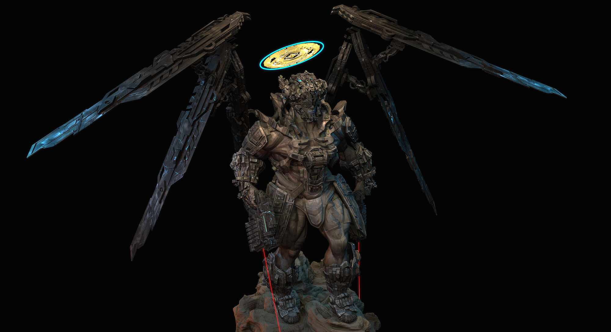 Angelic mech american soldier - ZBrushCentral