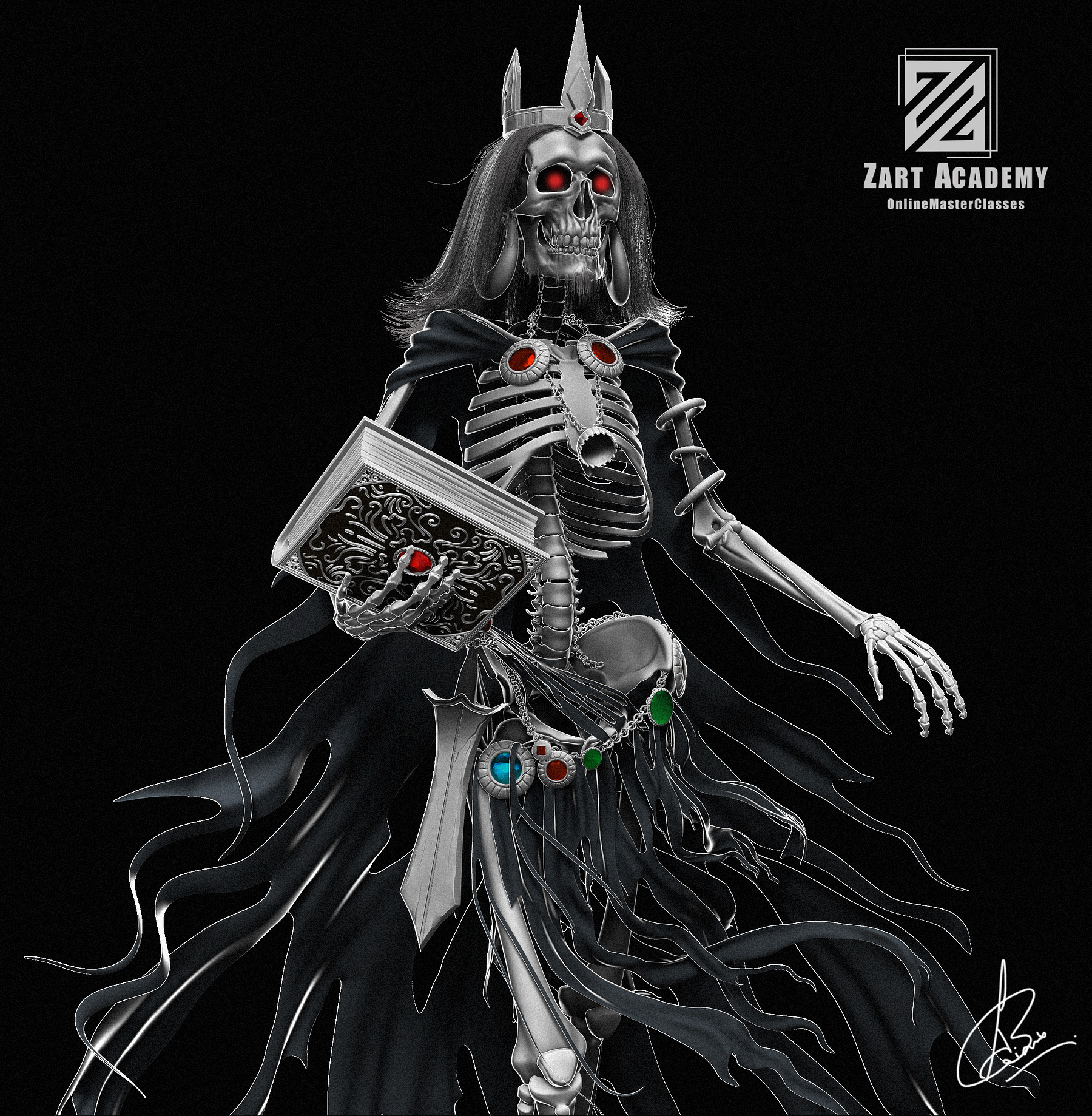 SKELETON FAN ART - ZBrushCentral