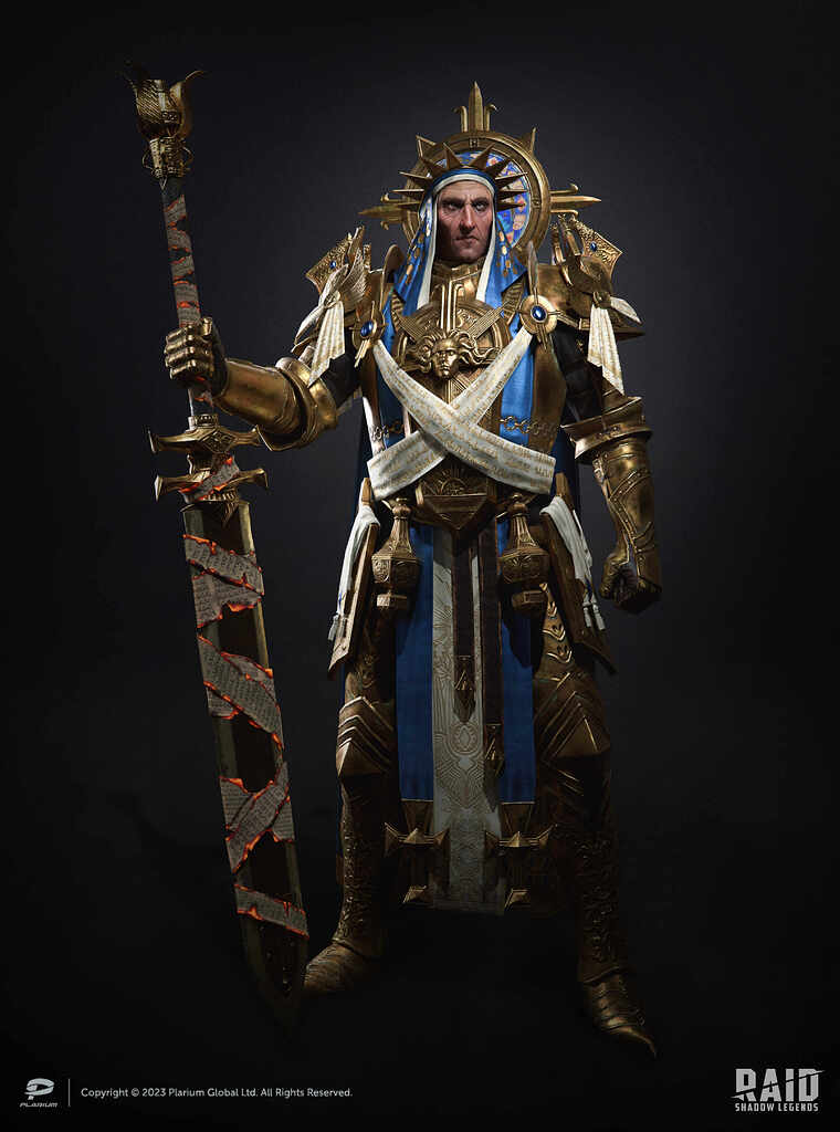Vitrius the Anointed. Raid: Shadow Legends - ZBrushCentral
