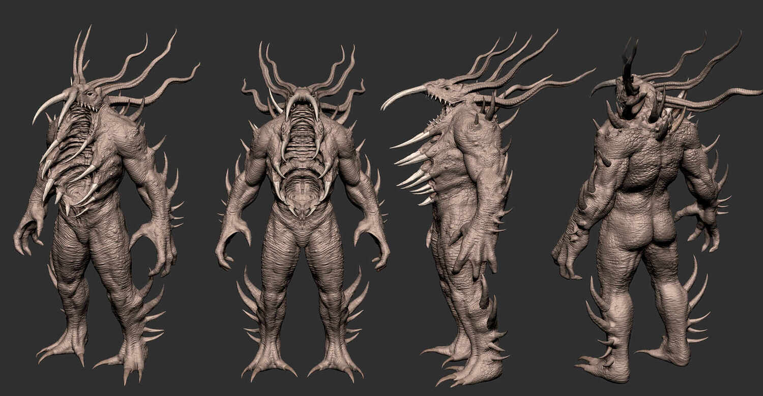 Spiky Creature - ZBrushCentral