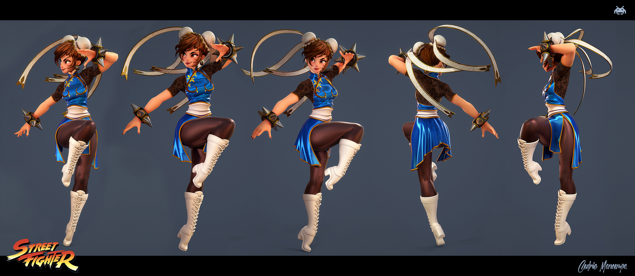 Chun-Li / Street Fighter Fan Art (realtime) - ZBrushCentral