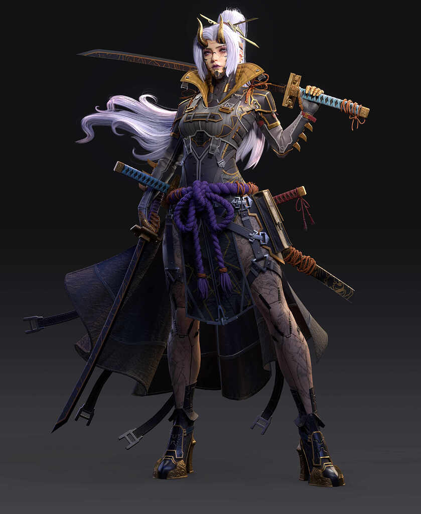 Female Ninja - ZBrushCentral