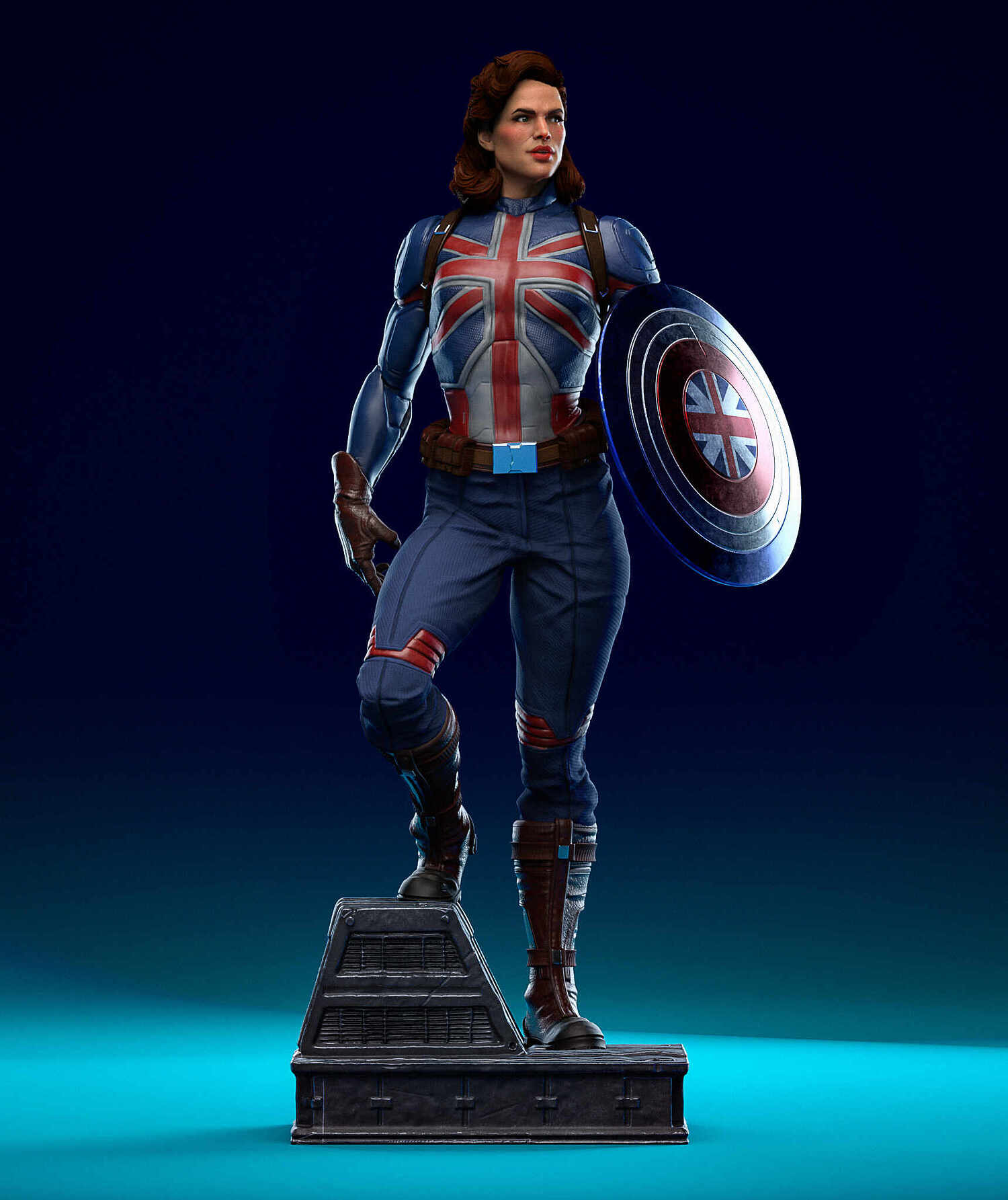 Captain carter - Fanart - ZBrushCentral